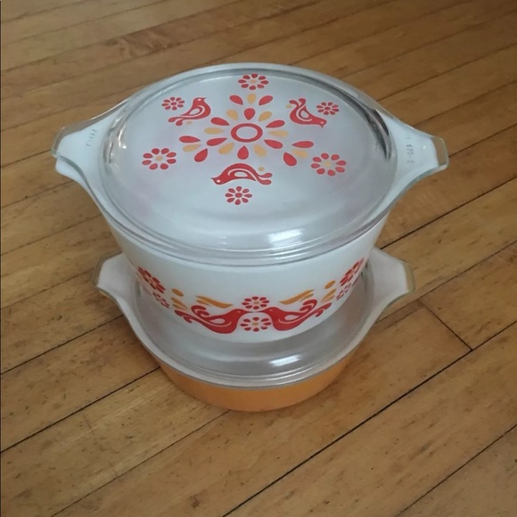 Pyrex | Other | 2 Vintage Pyrex Friendship Bird Dishes No Chips | Poshmark